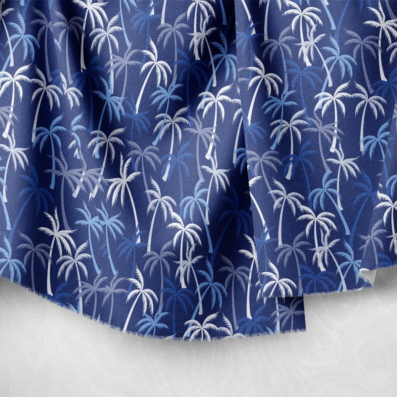 Fabric by the Yard ( Palm Tree Print Pattern ) for Sewing, Crafting ...