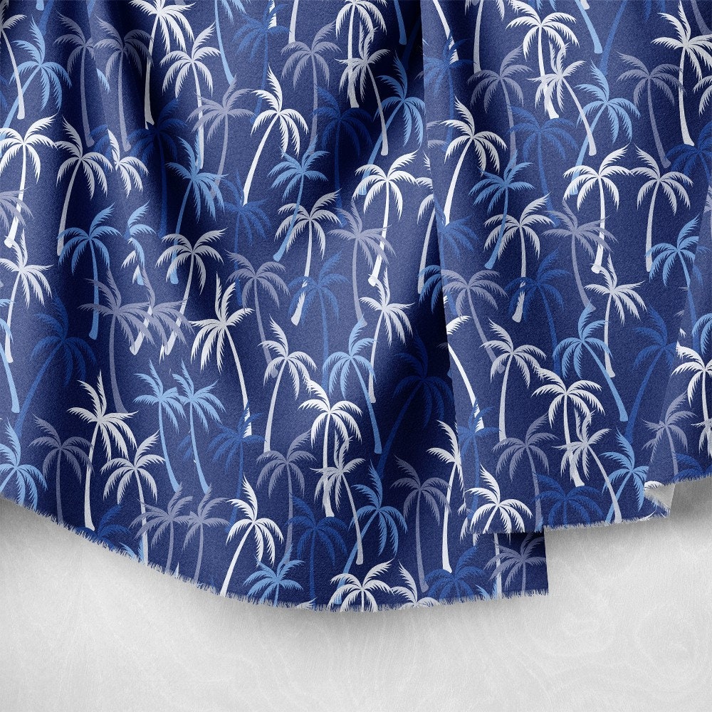 Fabric by the Yard ( Palm Tree Print Pattern ) for Sewing, Crafting ...