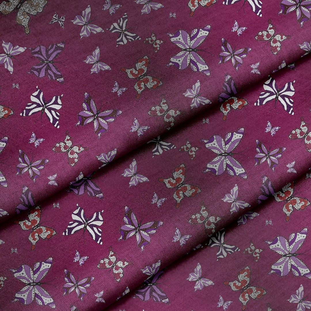 Fabric by the Yard ( Cute Butterfly Print Pattern ) for Sewing ...