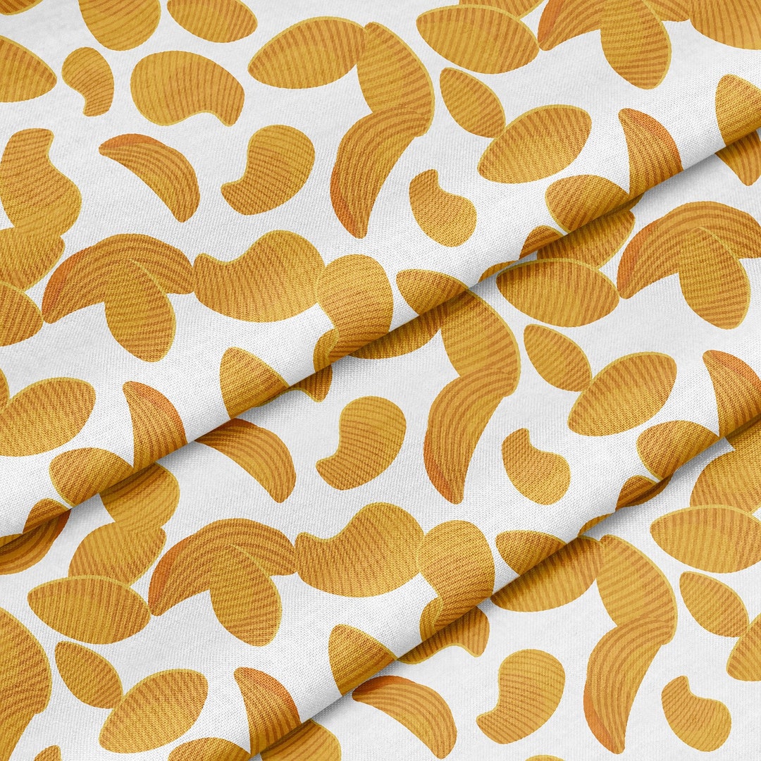 Fabric by the Yard ( Round Potato Chips Pattern ) for Sewing, Crafting ...