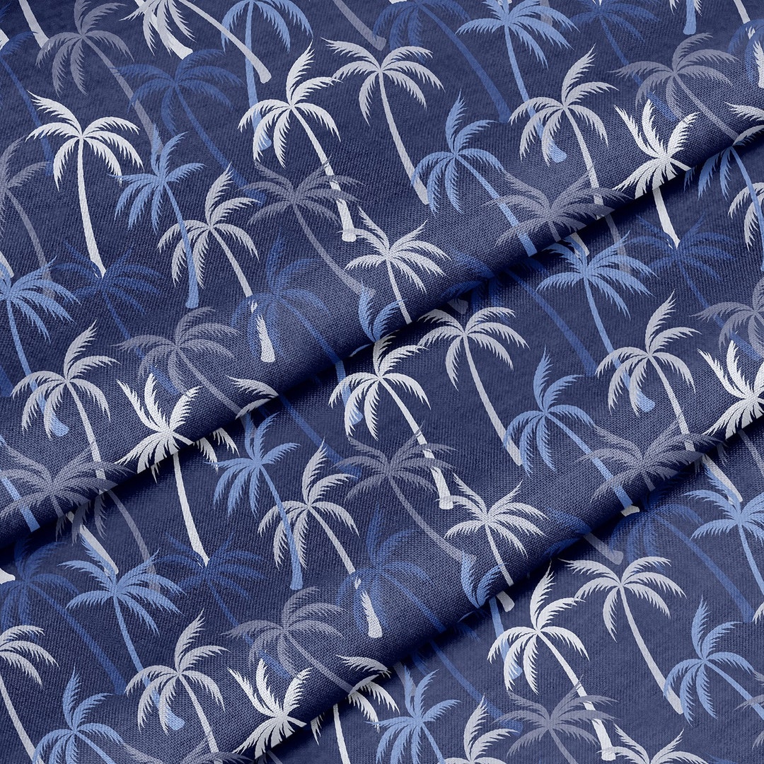 Fabric by the Yard ( Palm Tree Print Pattern ) for Sewing, Crafting ...