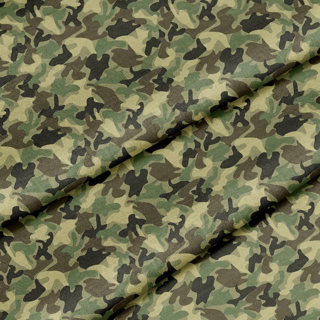 Fabric by the Yard ( Military Camouflage Camo Patterns ) for Sewing ...