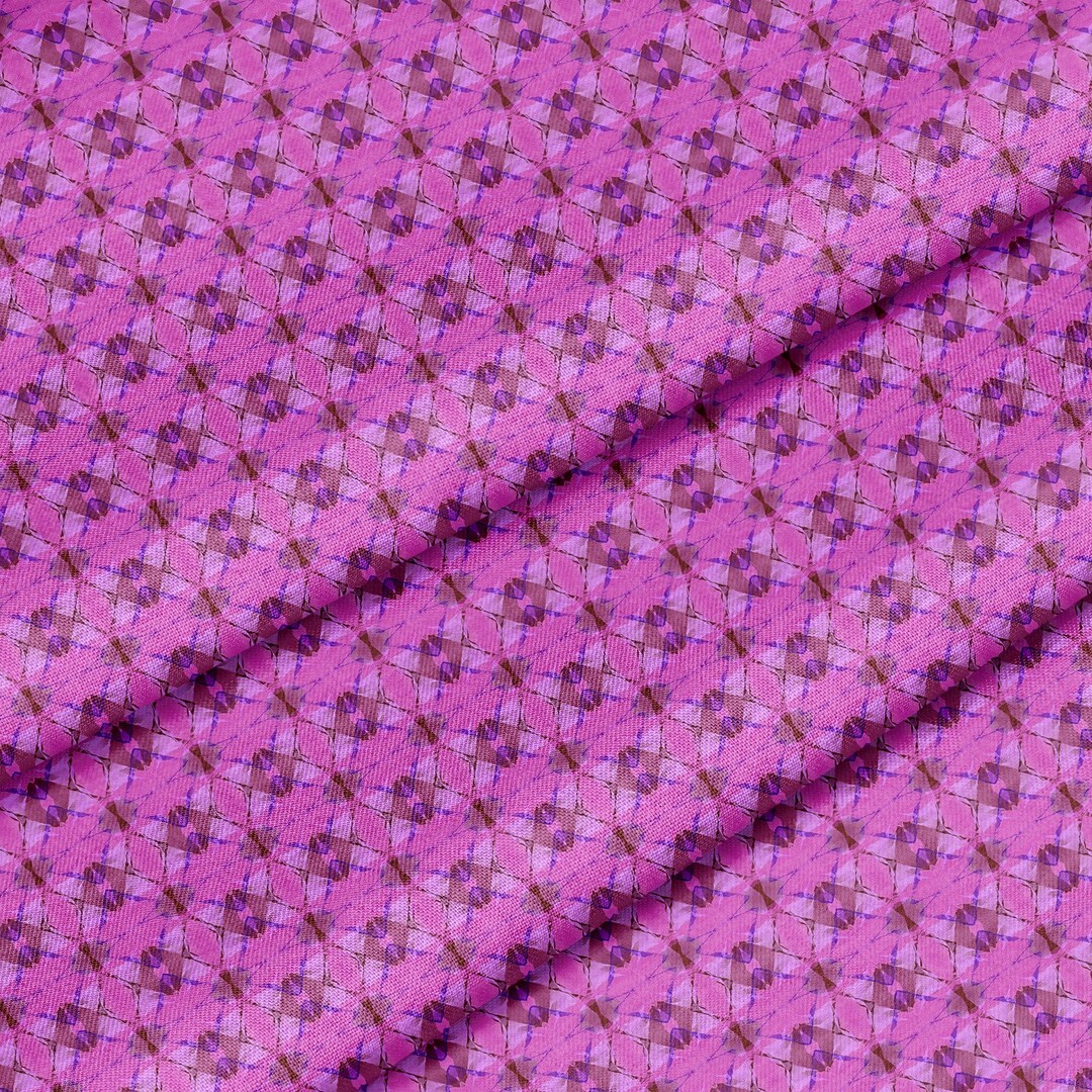 Fabric by the Yard ( Cute Graphic Neon Fuchsia Pattern ) for Sewing ...