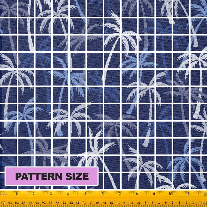 Fabric by the Yard ( Palm Tree Print Pattern ) for Sewing, Crafting ...