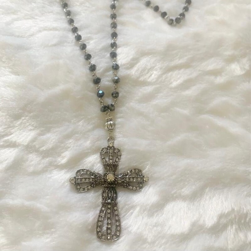 Swarovski Cross Necklace - Etsy
