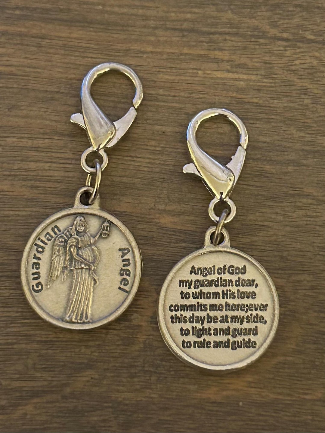Guardian Angel Key Chain Clip 1.75 in Total Length - Etsy