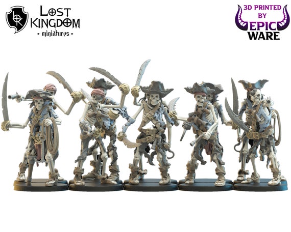 Skeleton Buccaneers the Undead of Misty Island Lost - Etsy