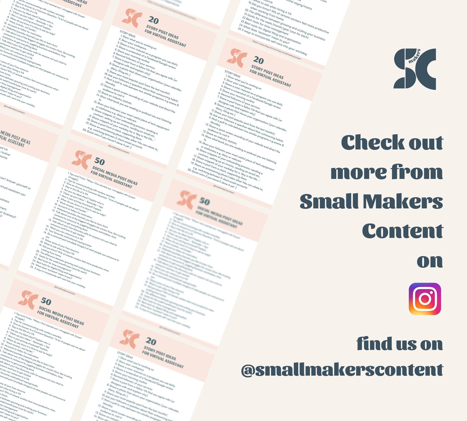 50 Social Media Post Ideas for Virtual Assistants 20 Story Ideas ...