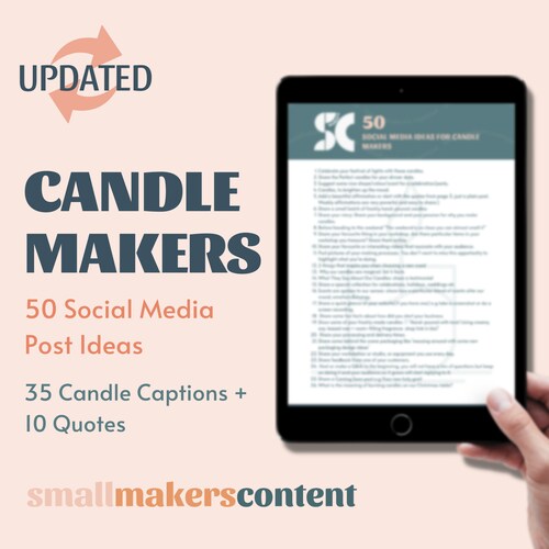 40 Written Social Media Captions and Prompts for Candle - Etsy