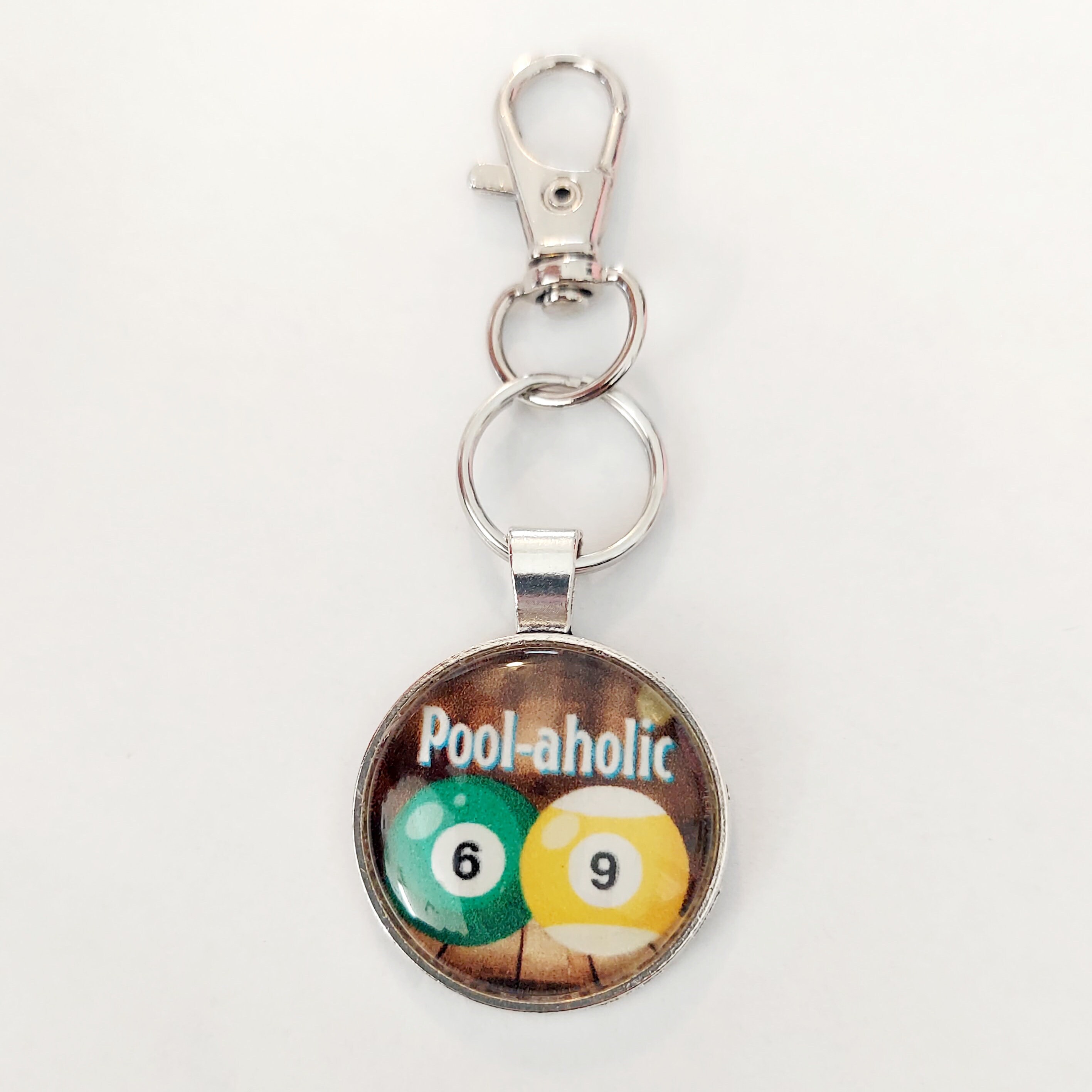 9-ball Keychain, 8-ball Pocket Marker for Pool Players, Pool Player ...