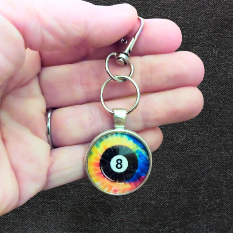 8-ball Keychain, 8-ball Pocket Marker for Pool Players, Pool Player ...