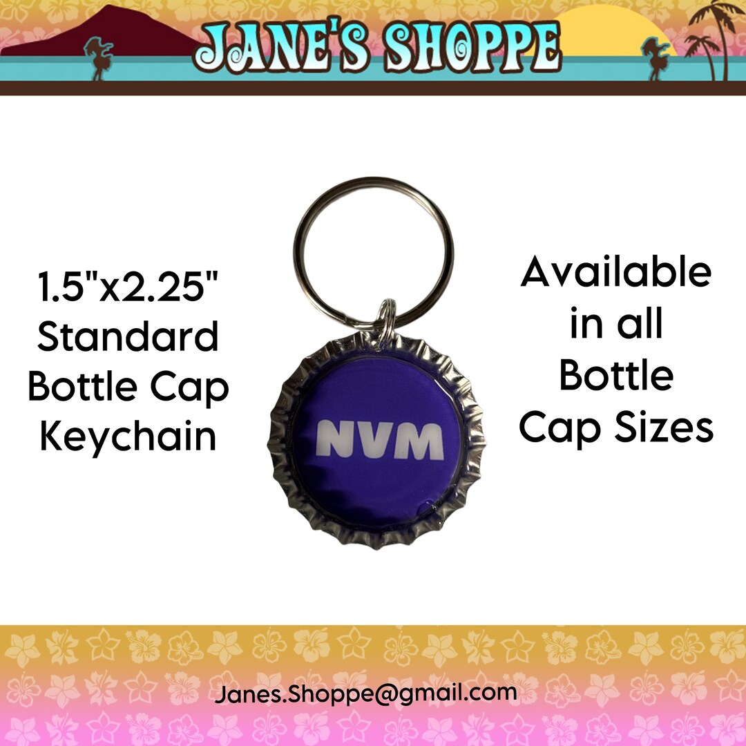 NVM Nevermind Texting Love to Text Message 1 Bottle Cap Keychain or ...