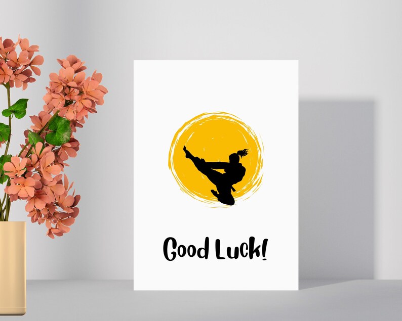 Taekwondo Good Luck Card | Karate Good Luck Card | Good Luck With Your ...