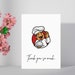 Chef Thank You Card | Thank You for Cooking | Thank You for Being My ...