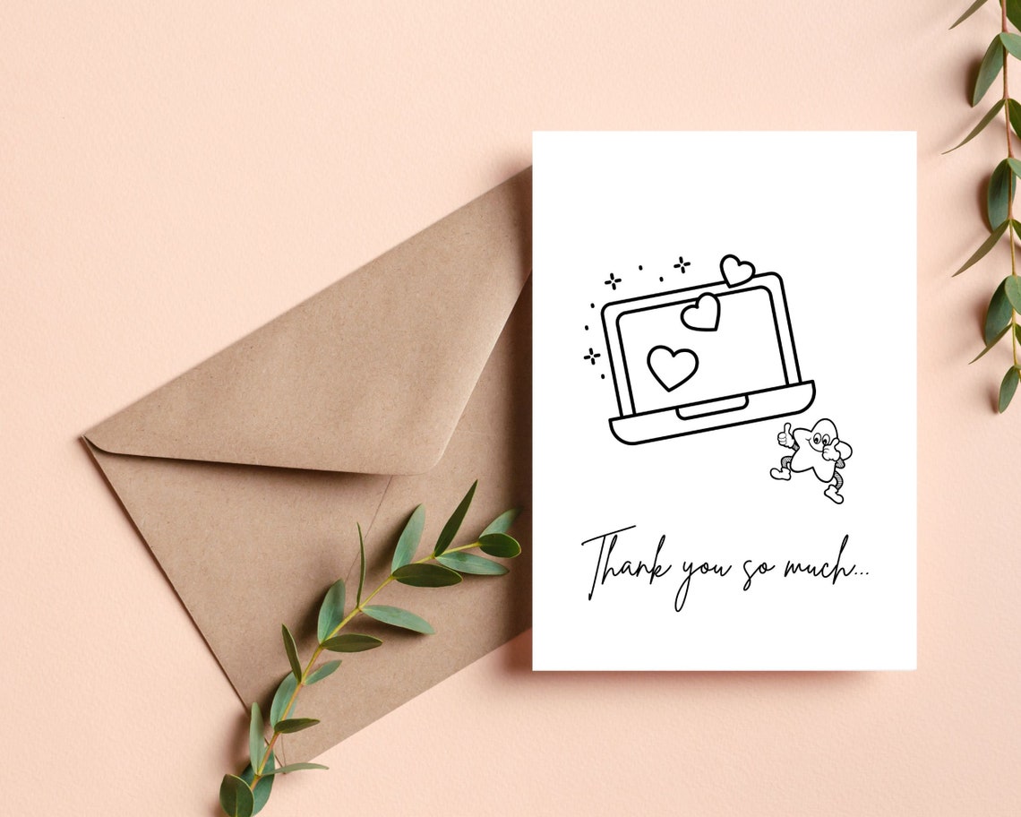Tech Thank You Card | IT Thank You Card | Computer Thank You Card | IT ...