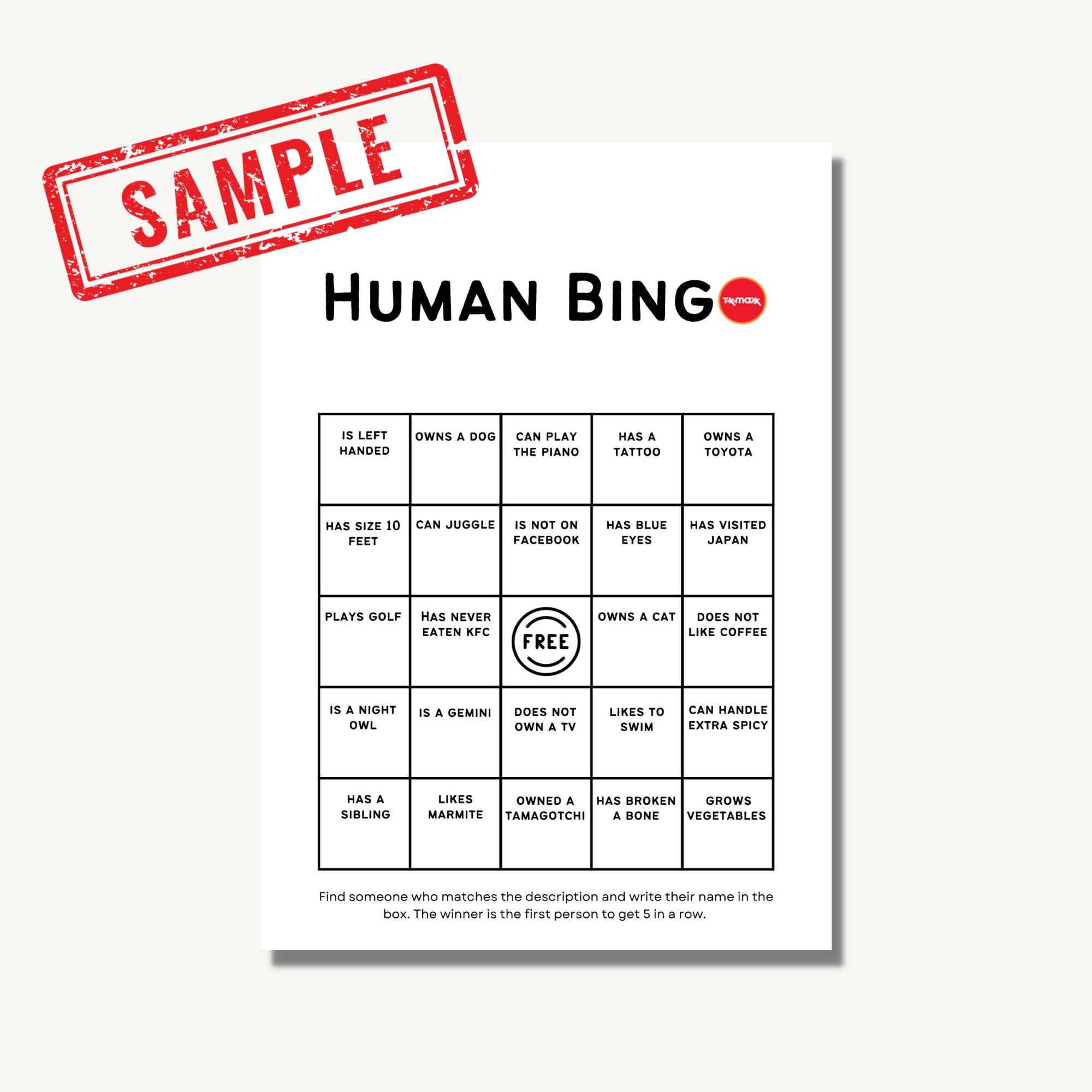 Human Bingo | Office Party Game | Team Bonding | 10 Game Bumper Pack ...