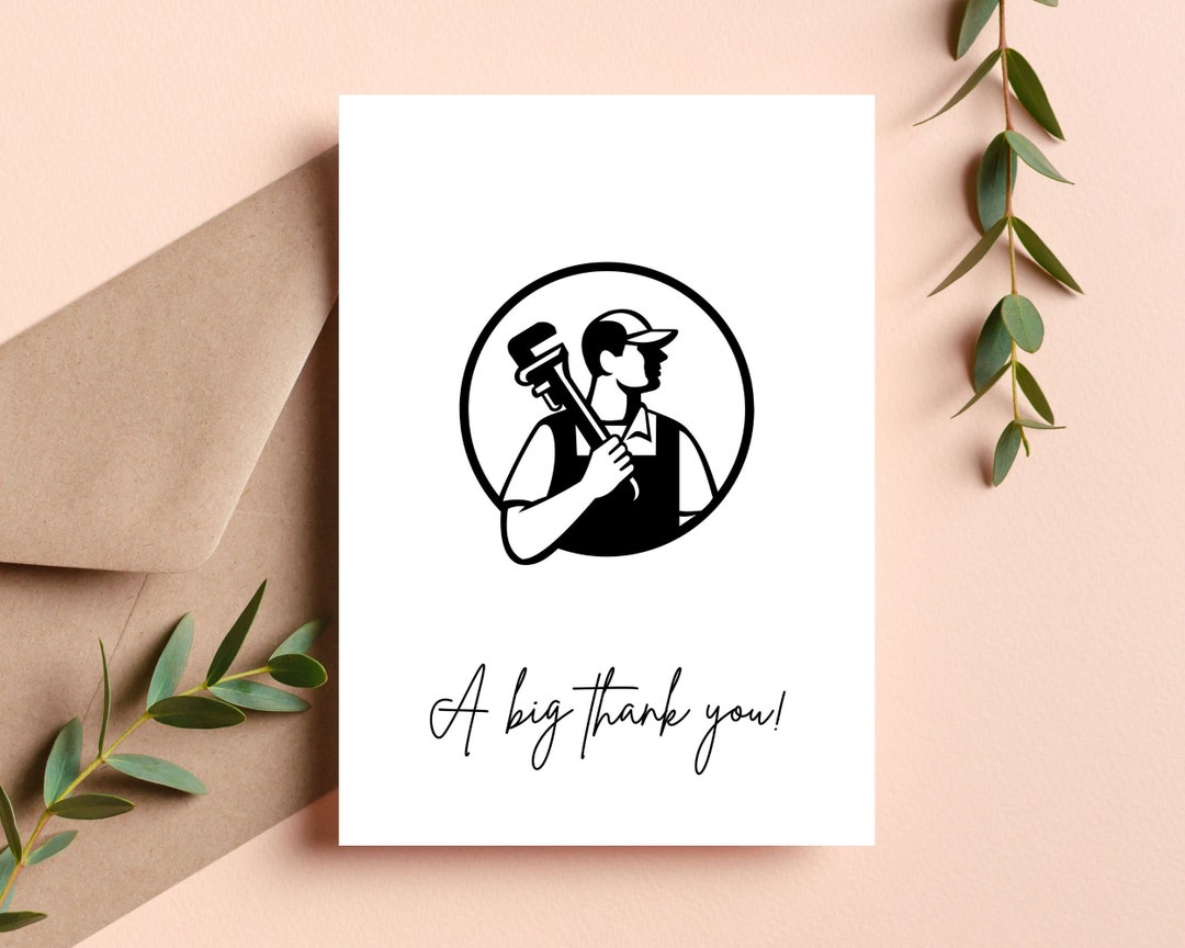 Caretaker Thank You Card | Janitor Thank You Card | Thank You to My ...