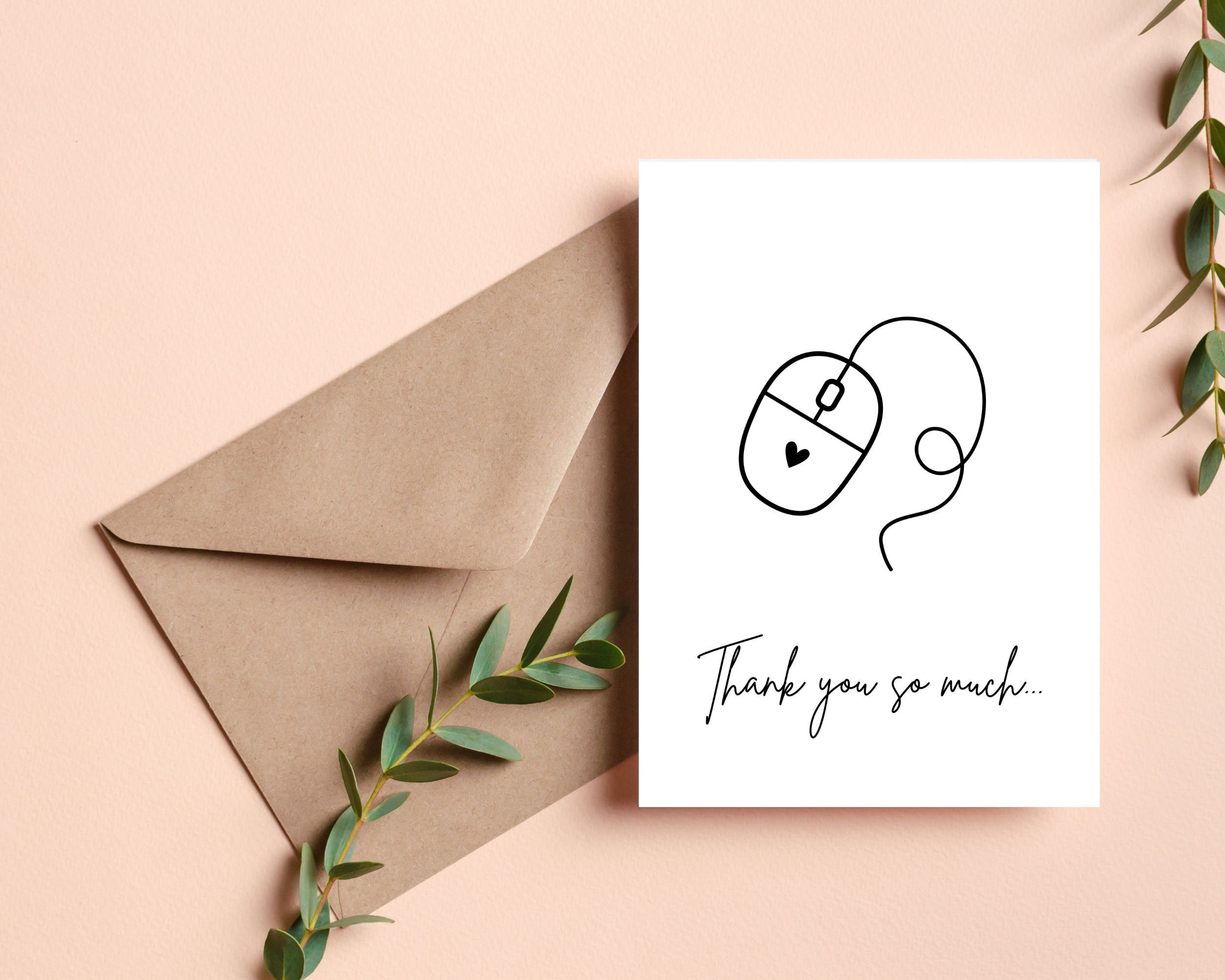 Tech Thank You Card | IT Thank You Card | Computer Thank You Card | IT ...