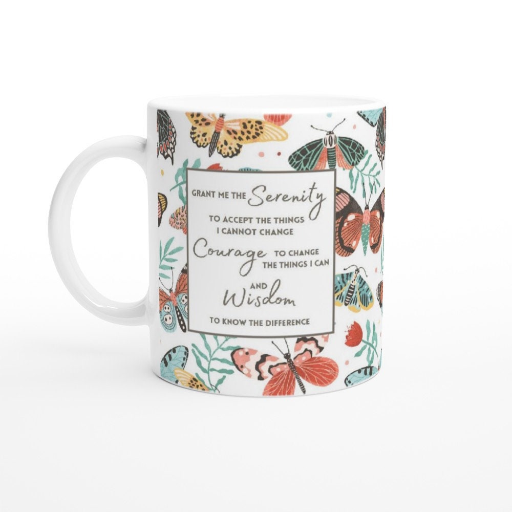 Serenity Prayer Mug | Serenity Prayer Gift | Gifts for Recovery - Etsy