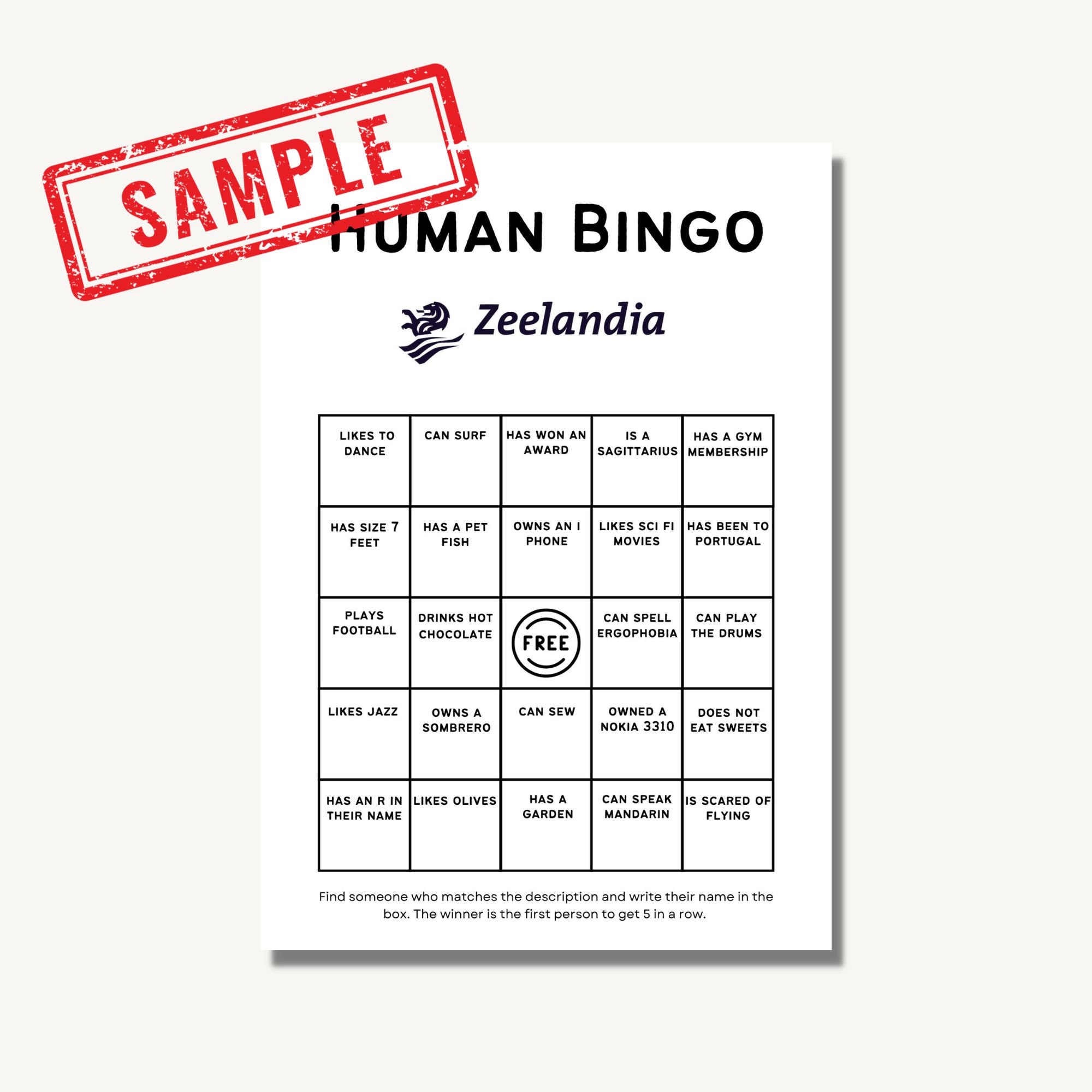 Human Bingo | Office Party Game | Team Bonding | 10 Game Bumper Pack ...