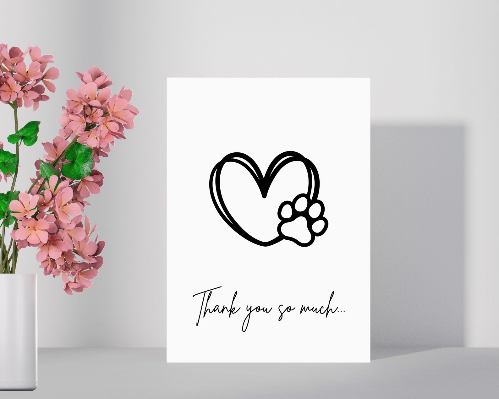 Vet Thank You Card | Veterinarian | Veterinary Thank You - Etsy