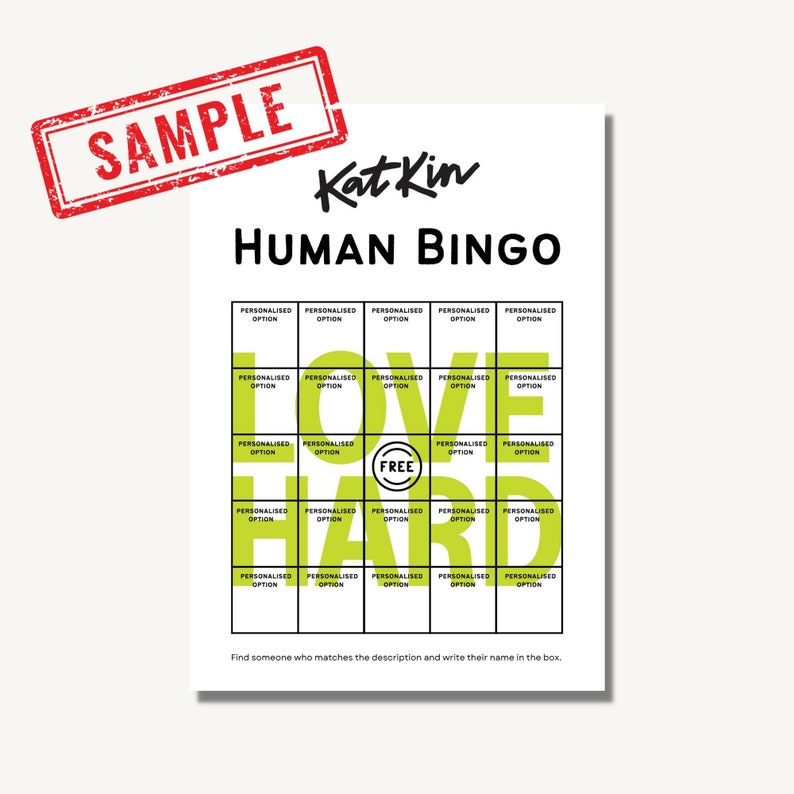 Human Bingo | Office Party Game | Team Bonding | 10 Game Bumper Pack ...