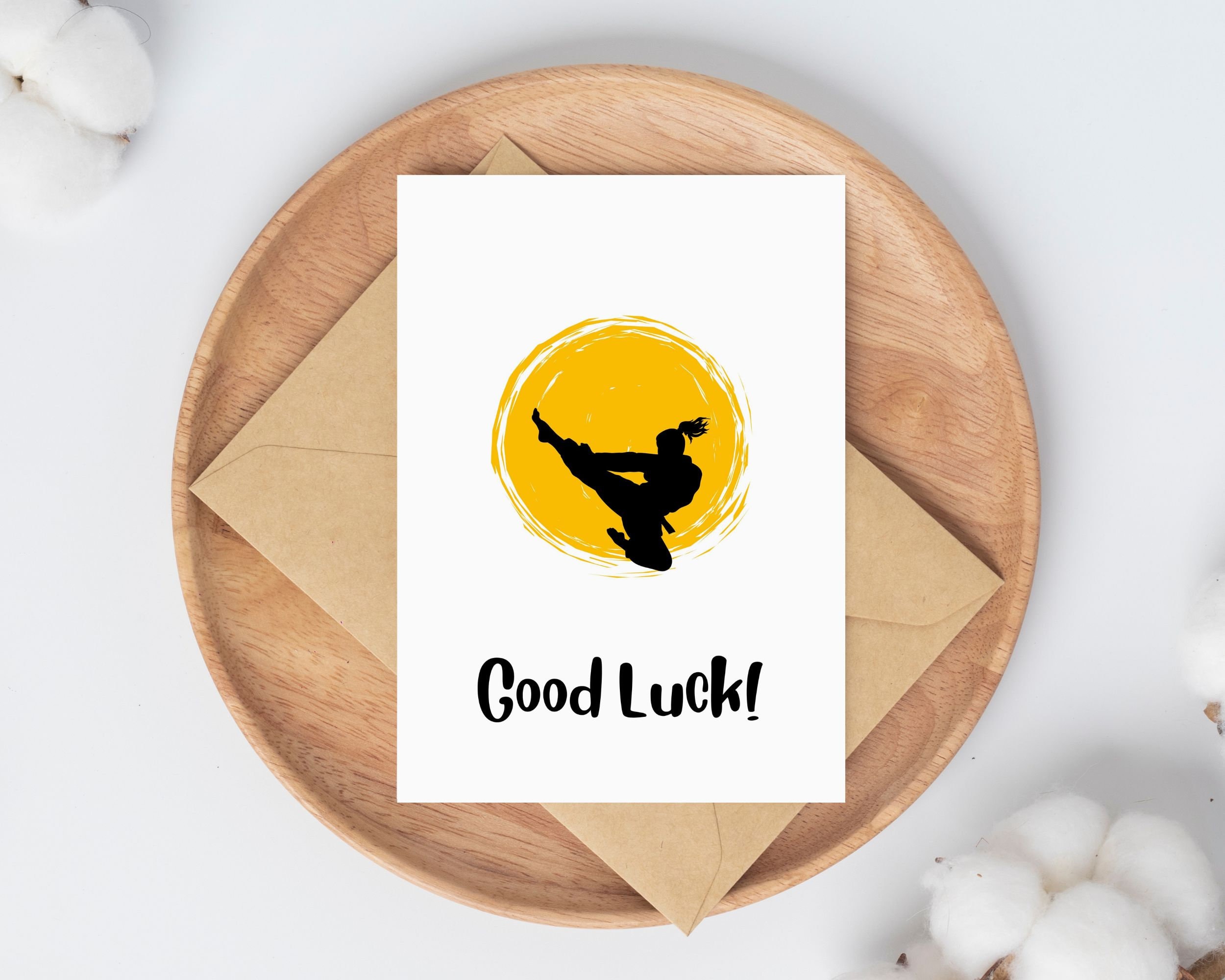 Taekwondo Good Luck Card | Karate Good Luck Card | Good Luck With Your ...