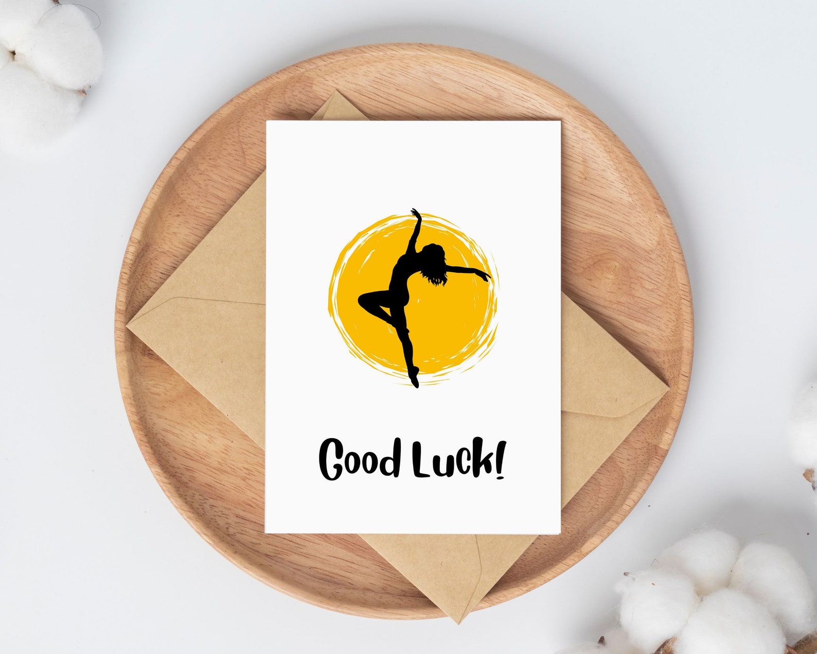 Dancing Good Luck Card | Dancer Good Luck Card | Good Luck With Your ...