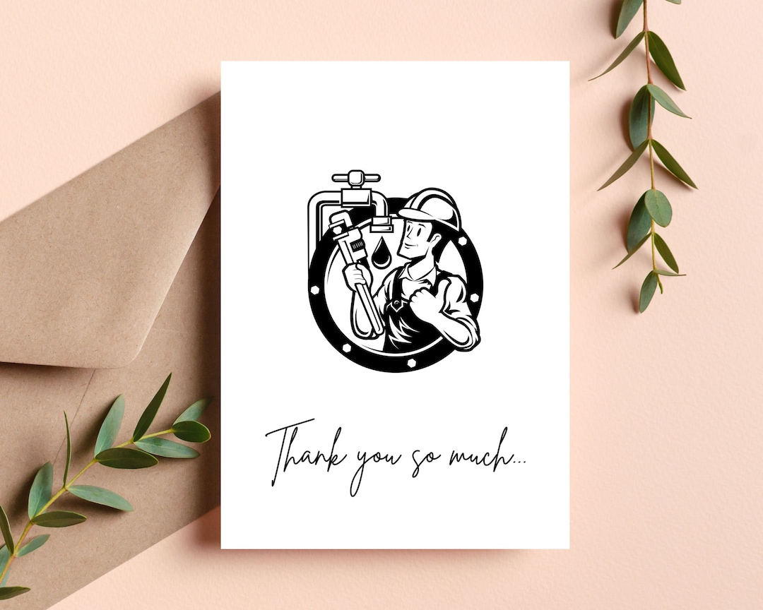 Handyman Thank You Card | Thank You to My Handyman | Maintenance ...