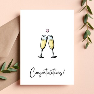 Congratulations Card | Engagement Card | Wedding Card | New Baby Card ...