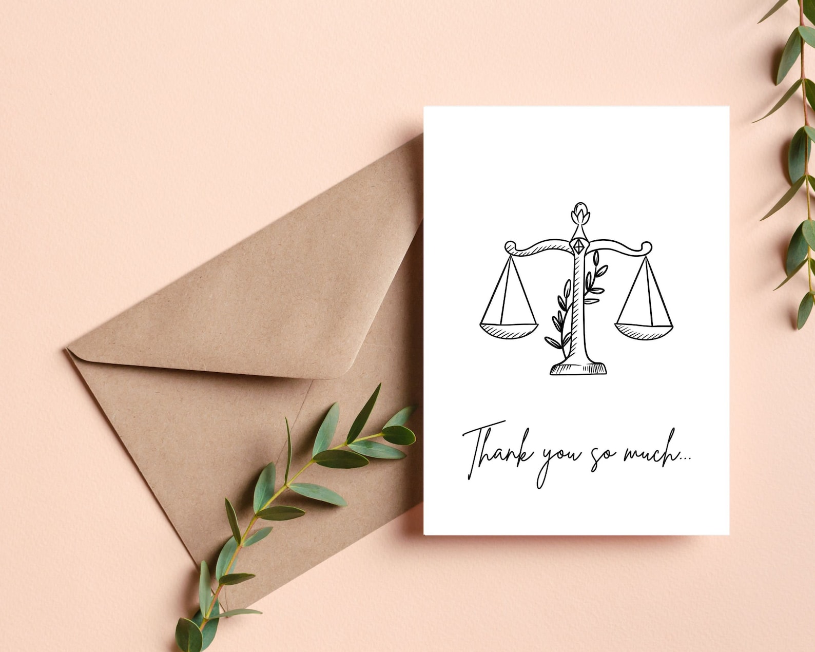 Lawyer Thank You Card | Solicitor Thank You Card | Barrister | Judge ...