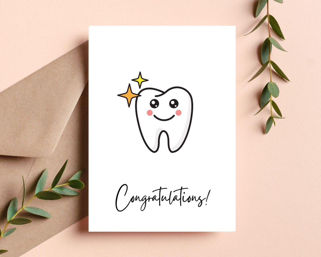 Dentist Congratulations Card | Hygienist Congratulations Card ...