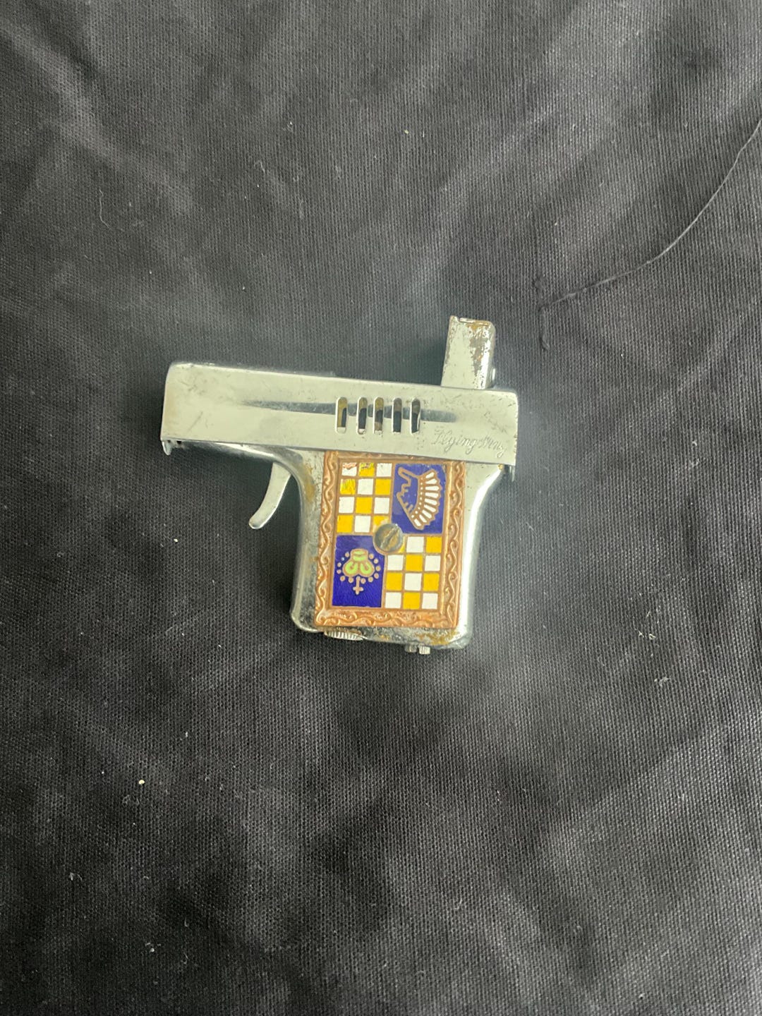 Flying Wing Collectible Lighter With Enamel Flags Untested 1950s - Etsy