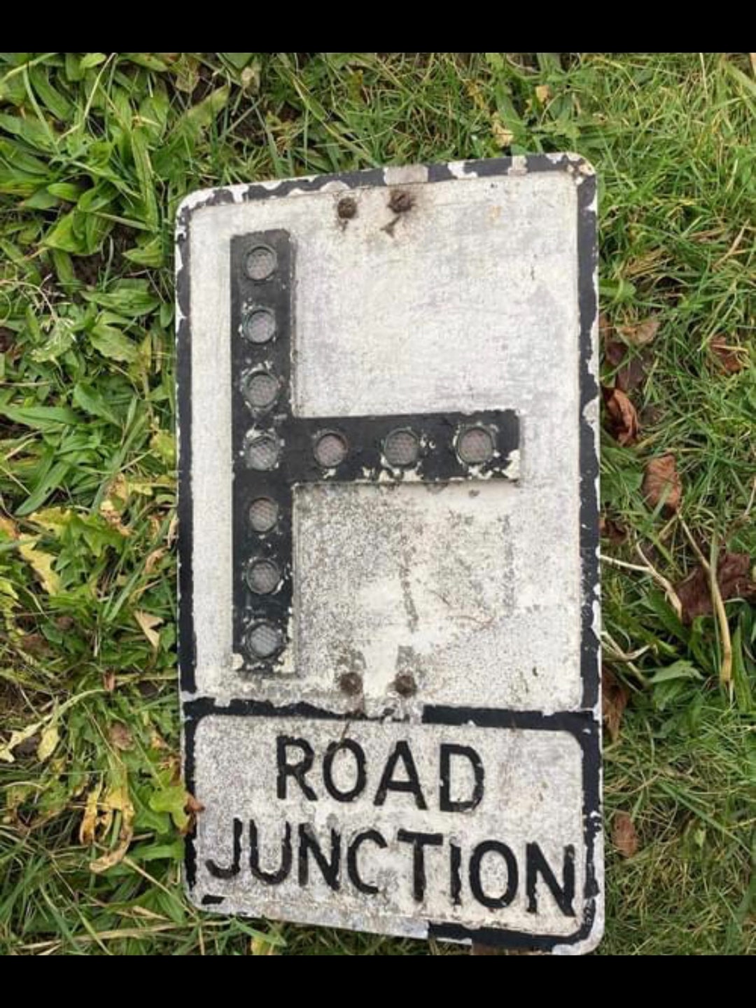 Rare Road Junction Road Sign. Automobilia Vintage Sign. Road Sign ...