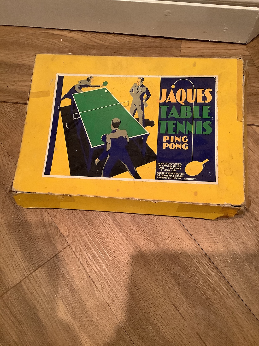 1940's Jaques Table Tennis Ping Pong Set in Original Box - Etsy