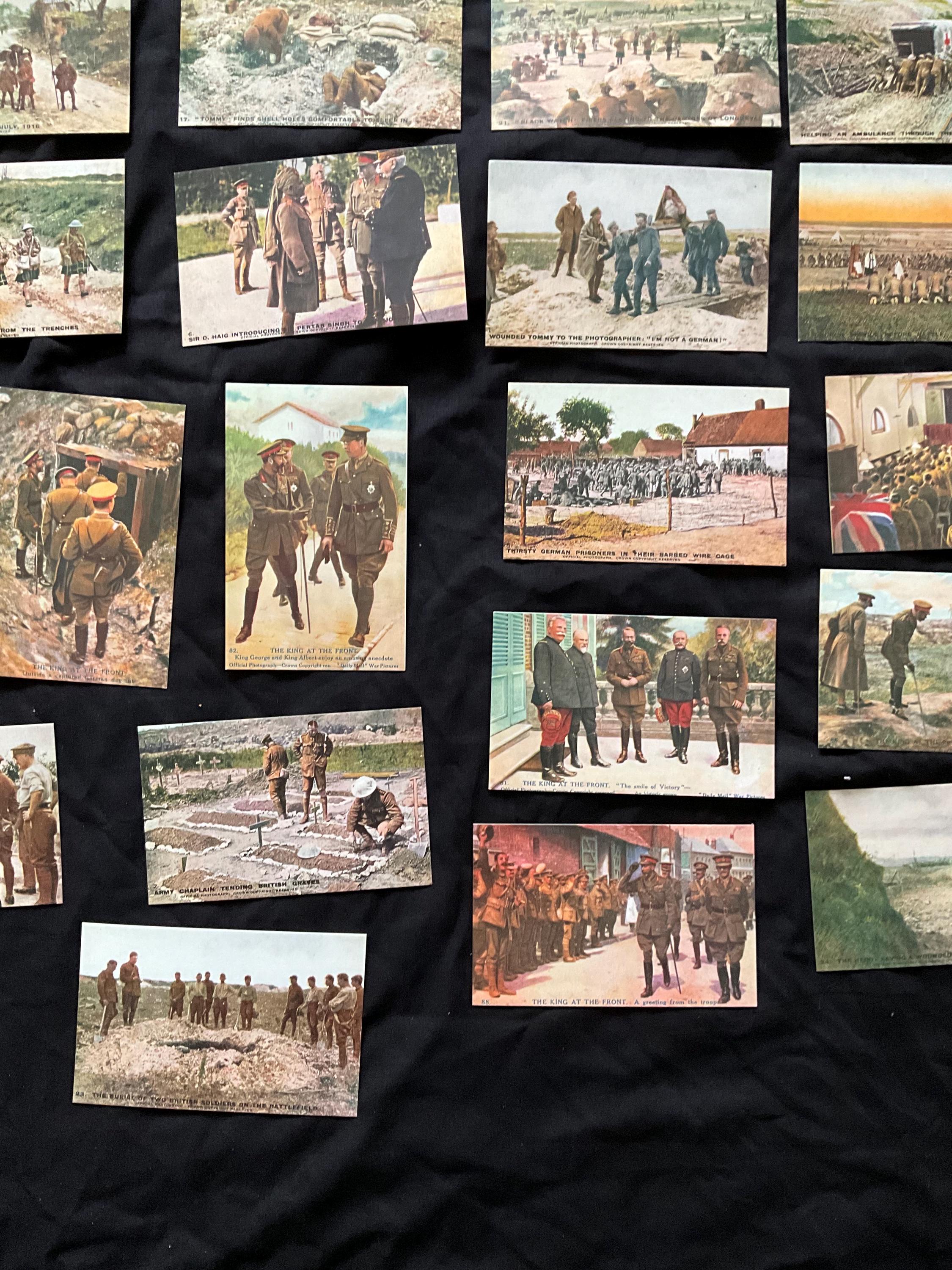 24 Various WW1 Daily Mail Battle Pictures Postcards - Etsy