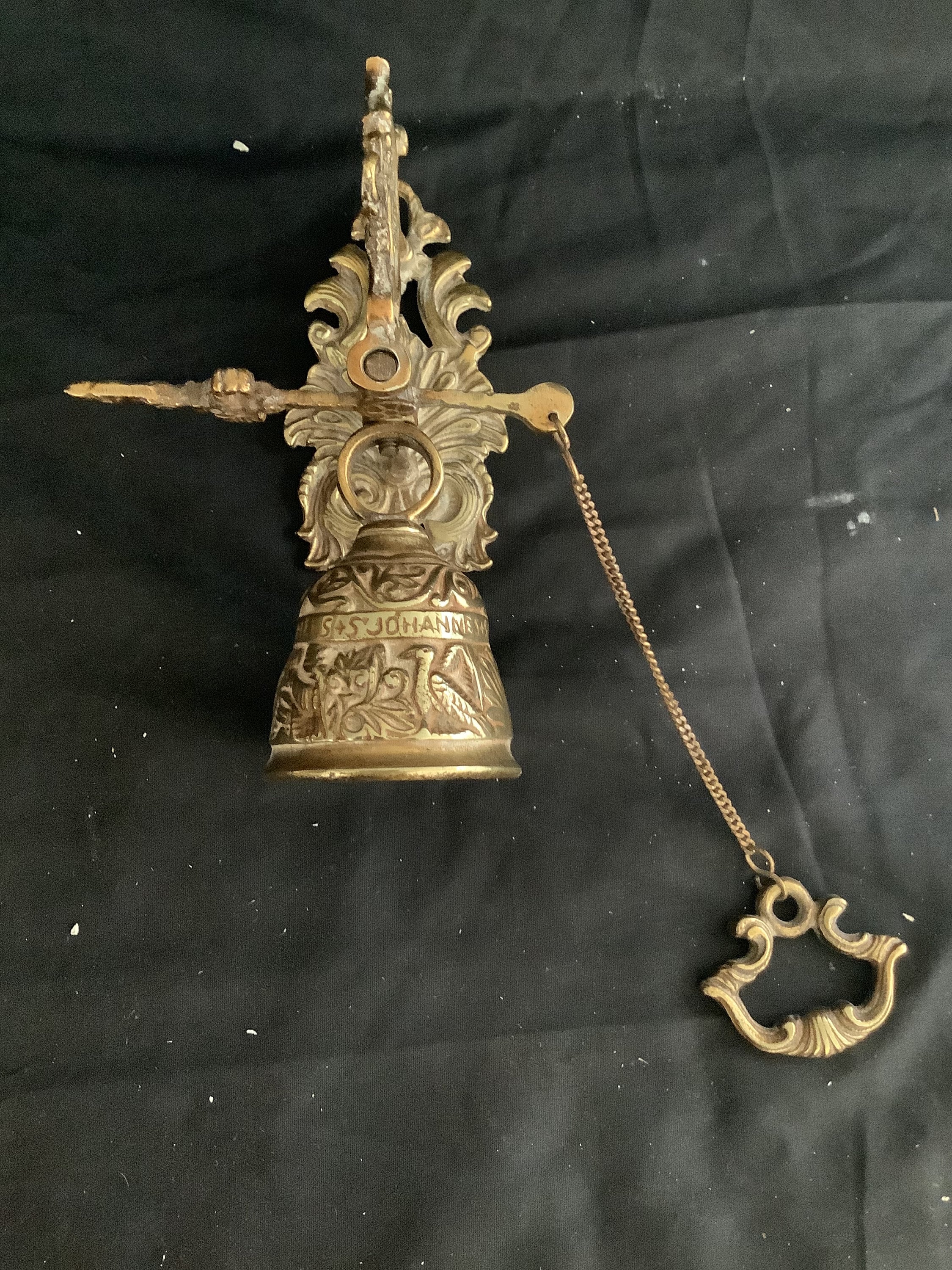 Vintage Last Orders / Dinner Bell /servants Bell Solid Brass Decorative ...