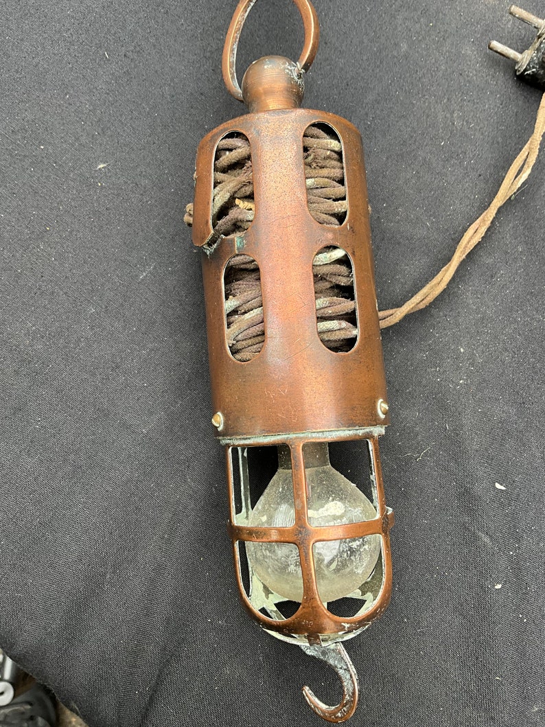 Rare Lucas Copper Pre-war Inspection Lamp-rolls Royce Etc Never Seen ...