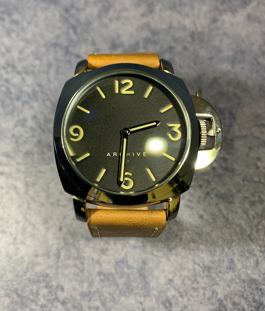 Italian Naval Homage Watch Military 45mm Militare Light - Etsy