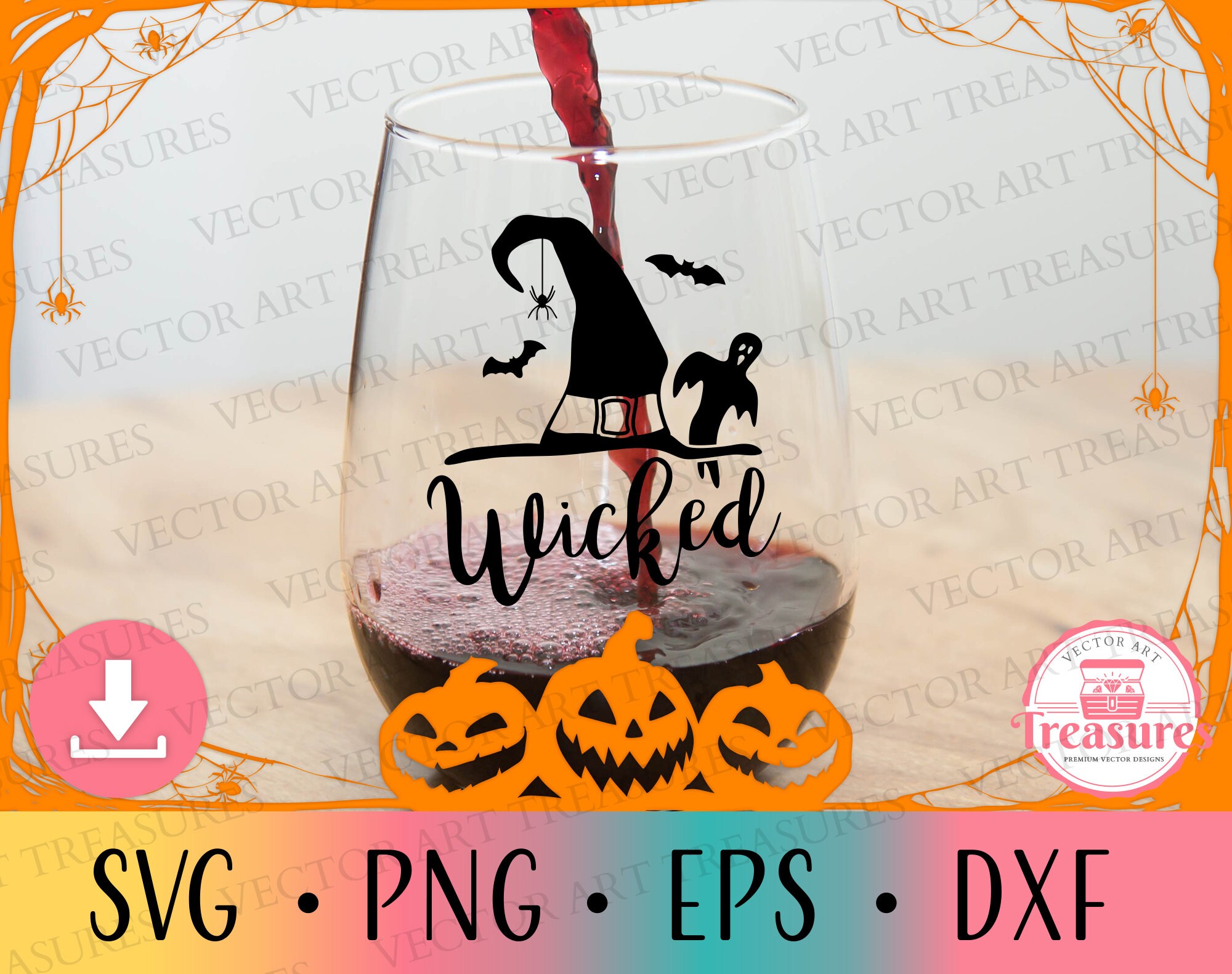 Wicked Svg Png Eps Dxf Cricut Digital Download - Etsy
