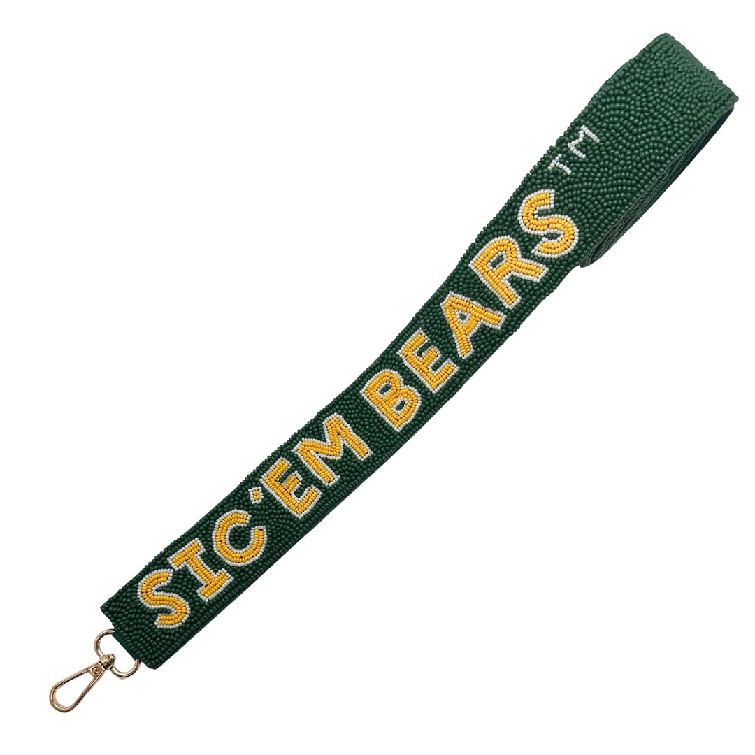 BAYLOR Sic'em Bears Premium Beaded Baylor Licensed Purse Strap Game Day ...