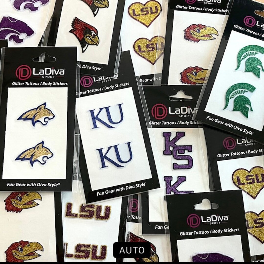 9 Different Game Day Glitter Body Stickers I-M - Etsy