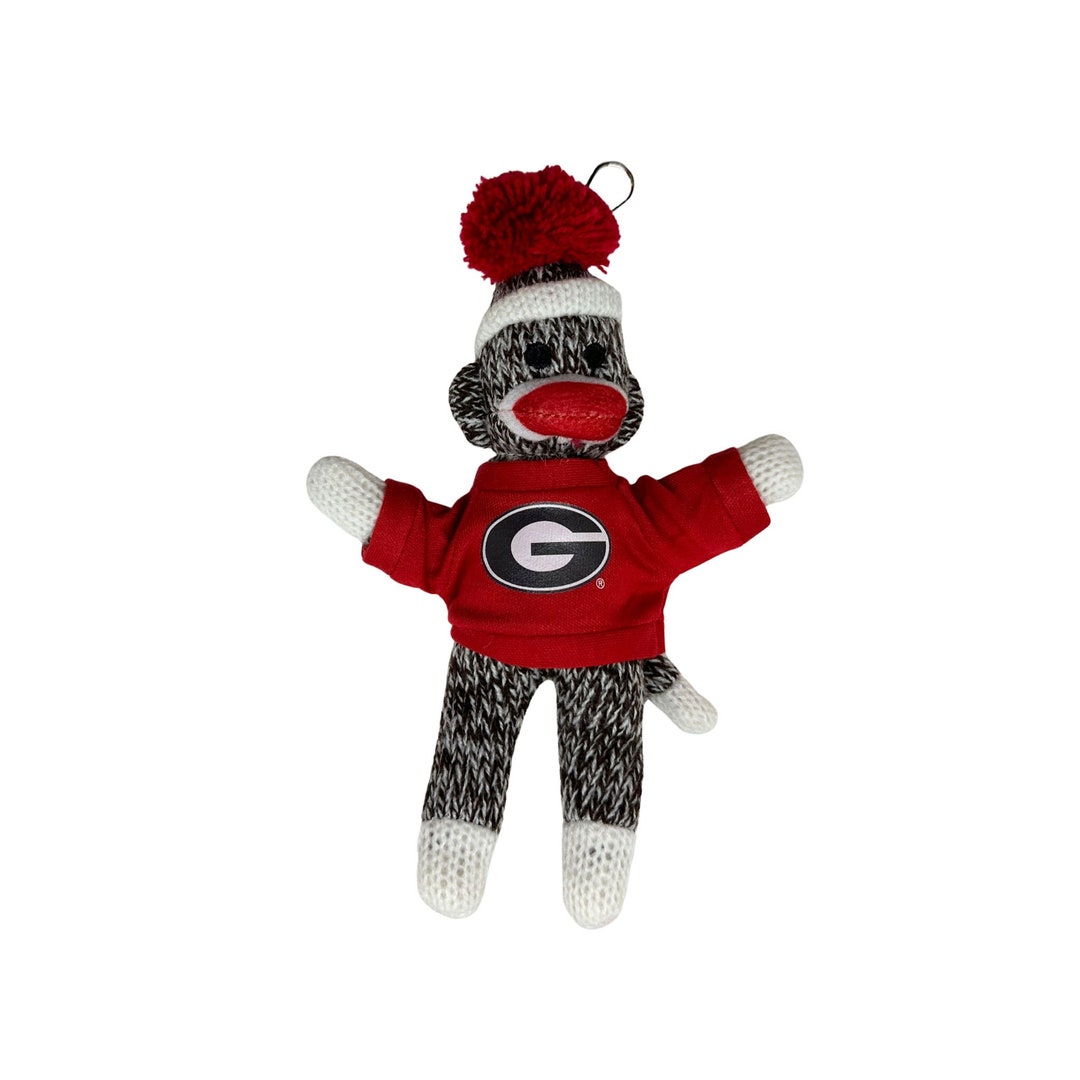 GEORGIA Sock Monkey Plushie Gifts Stuffed Sock Monkey Keychain Back to ...