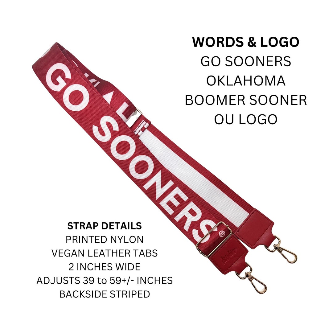 OKLAHOMA 2 Licensed Boomer Sooner Game Day Clear Purse Stadium Strap ...