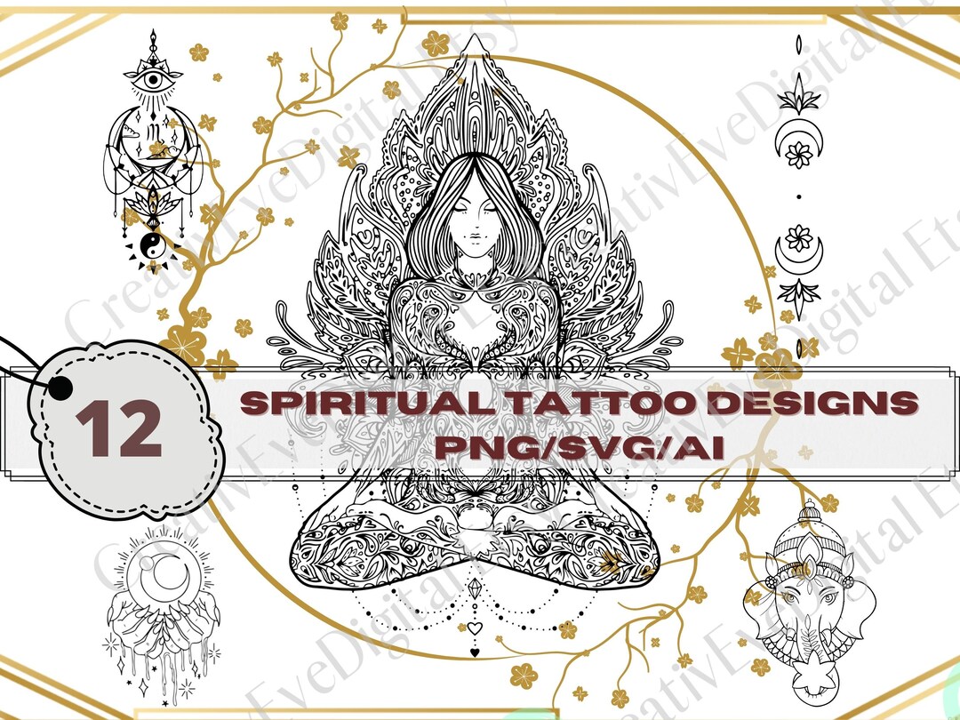 Spiritual Tattoo, Spiritual Awakening Tattoo for Women, Buddhist ...