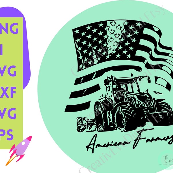 American Farmer Decals - Etsy