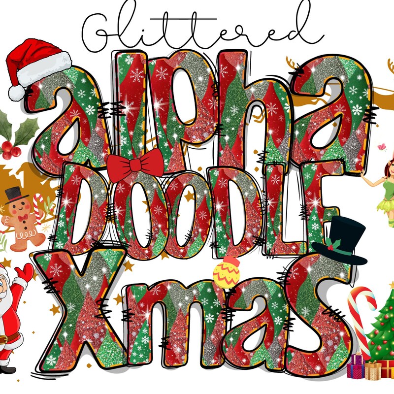 Christmas Doodle - Etsy