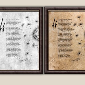 If Quote by Rudyard Kipling If Poem Print, If Kipling Home Office ...