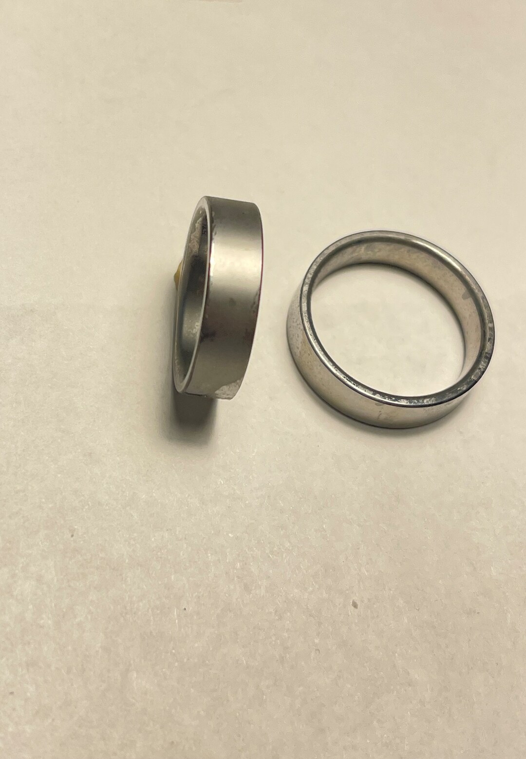 Solid Heavy Metal Polished Tungsten 5 Mm Wide Engement Ring. Size From ...