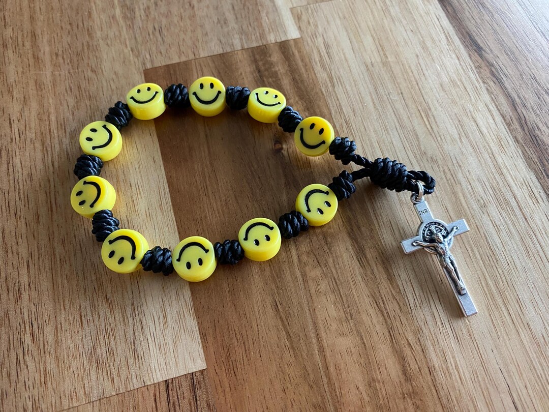 Smiley Face Catholic Decade Rosary - Etsy